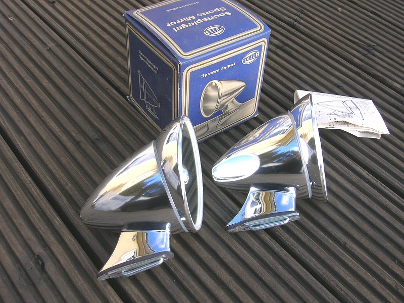 HELLA TALBOT RACING MIRRORS SPIEGEL PORSCHE 356 911 MB 190 300 SL ...