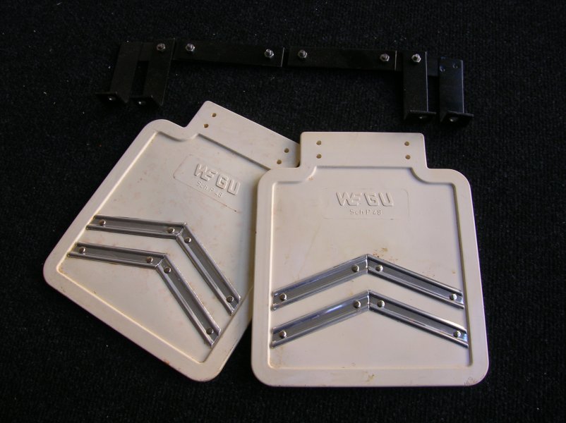 Buy WEGU WHITE MUD FLAPS CHEVRON MUDFLAPS VW KLEINWAGEN .. VINTAGE ...